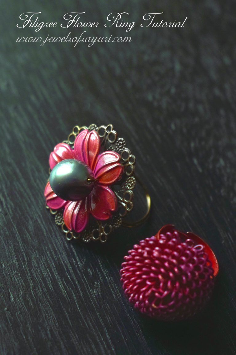 Filigree Flower Ring Tutorial - Sayuri