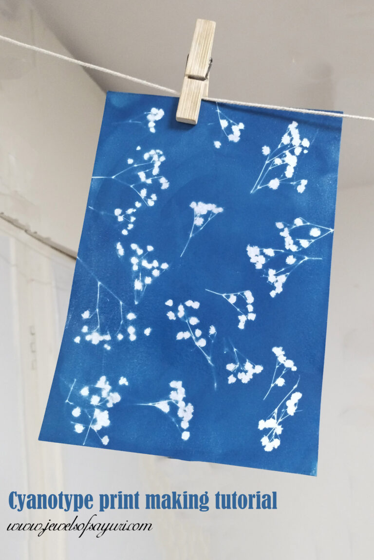 Cyanotype Jewellery tutorial - Sayuri
